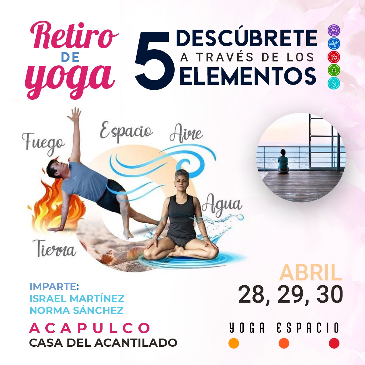 Descúbrete a través de los 5 elementos • Yoga Espacio