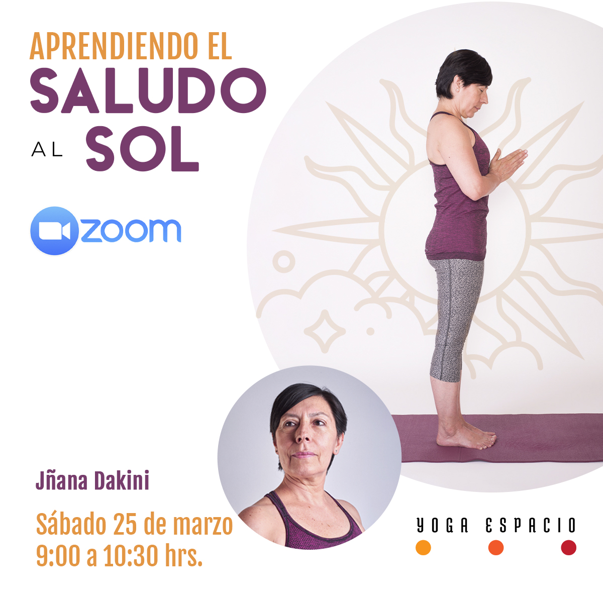 Aprendiendo el saludo al sol • Yoga Espacio